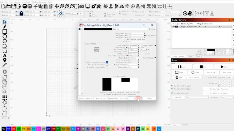 How To Laser Engrave Leather With LightBurn | Algolaser